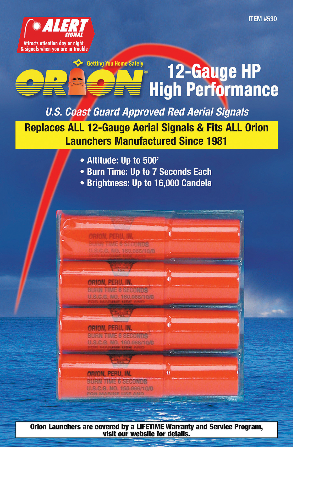Orion 12-Ga. HP Red Aerial Flares | Mack's Prairie Wings